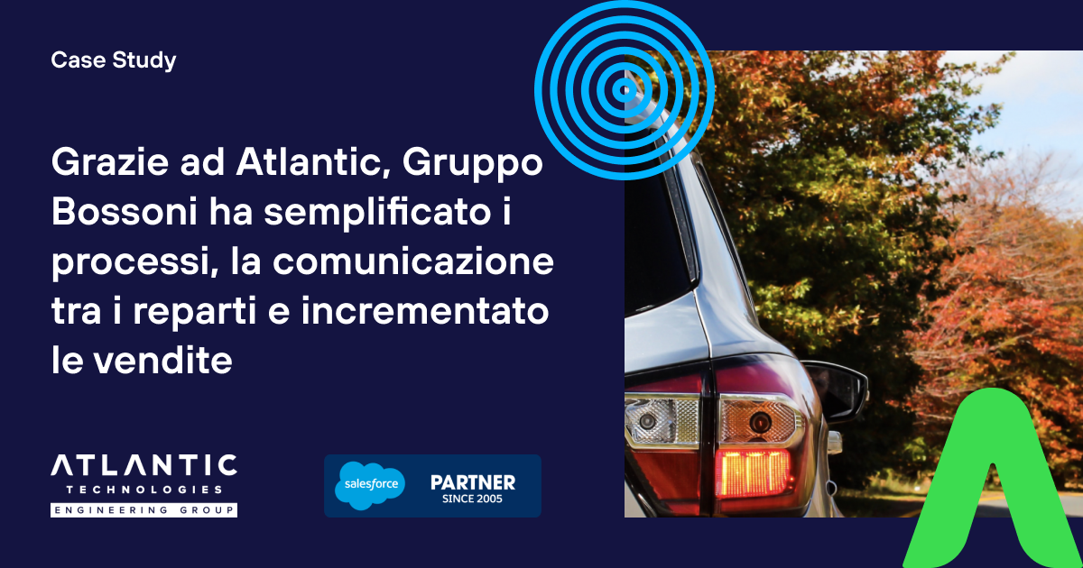 Gruppo Bossoni Automobili sceglie Salesforce | Atlantic