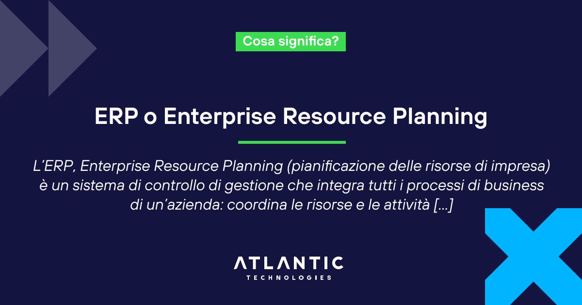 ERP | Atlantic Technologies