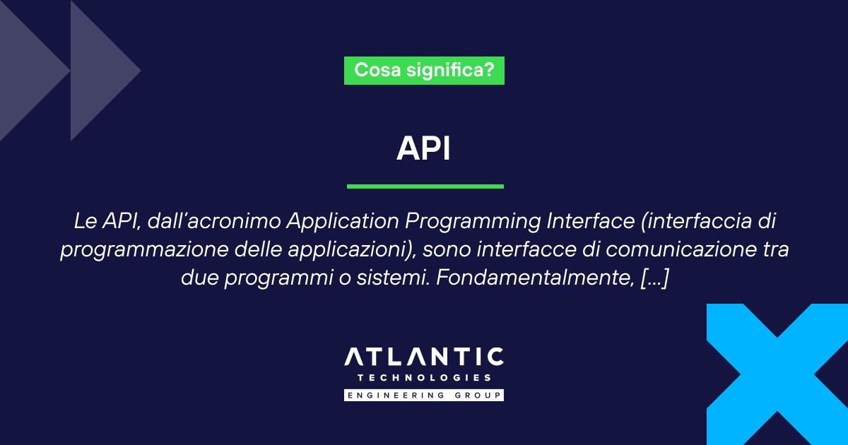 API o Application Programming Interface: cosa sono? | Atlantic